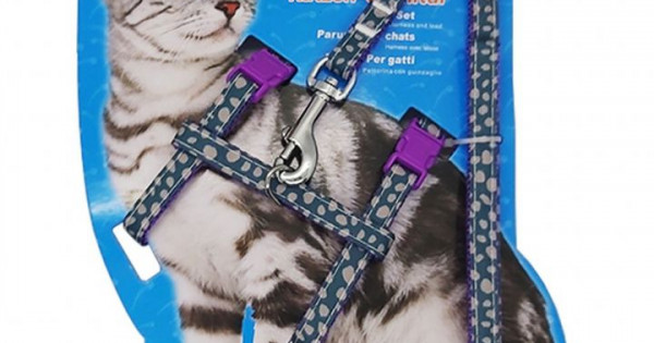Maxi Life Benekli Kedi Gezdirme Tasması - Pet Ankara Pet Shop